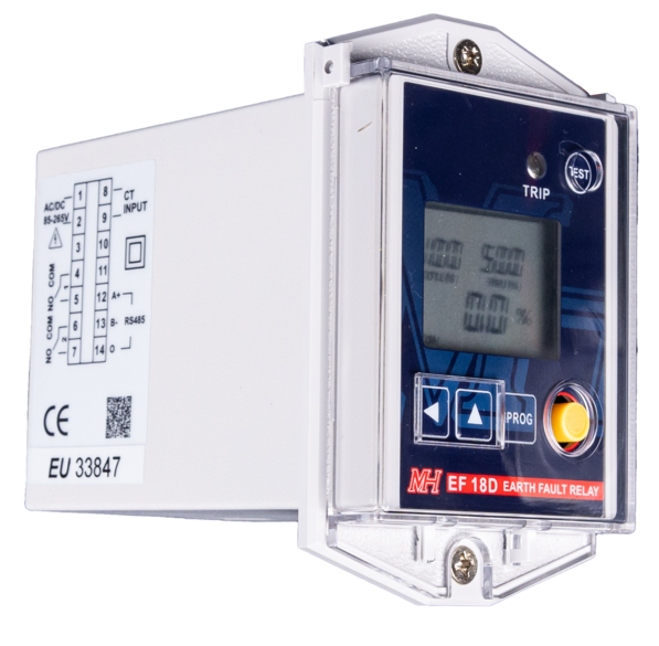 Digital Earth Fault Relay EF18D - Munhean | Munhean